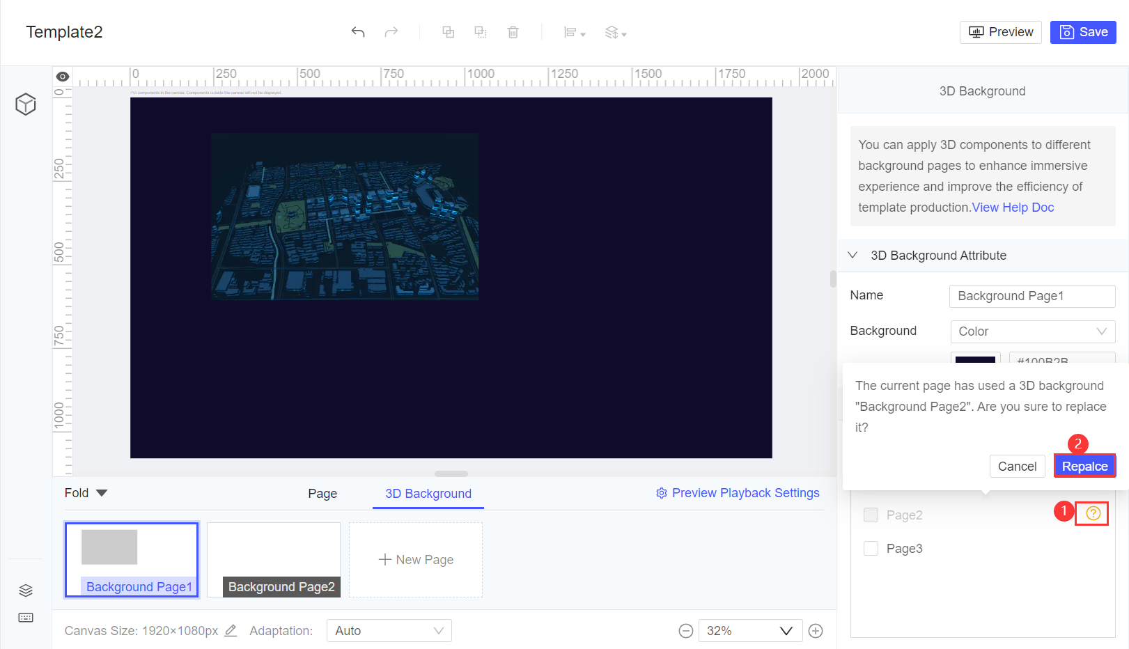FVS 3D Background Application-FineReport Help Document