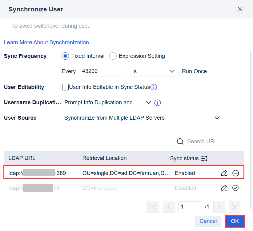 Multi-Domain LDAP Authentication (Enhanced) Plugin-FineReport Help Document