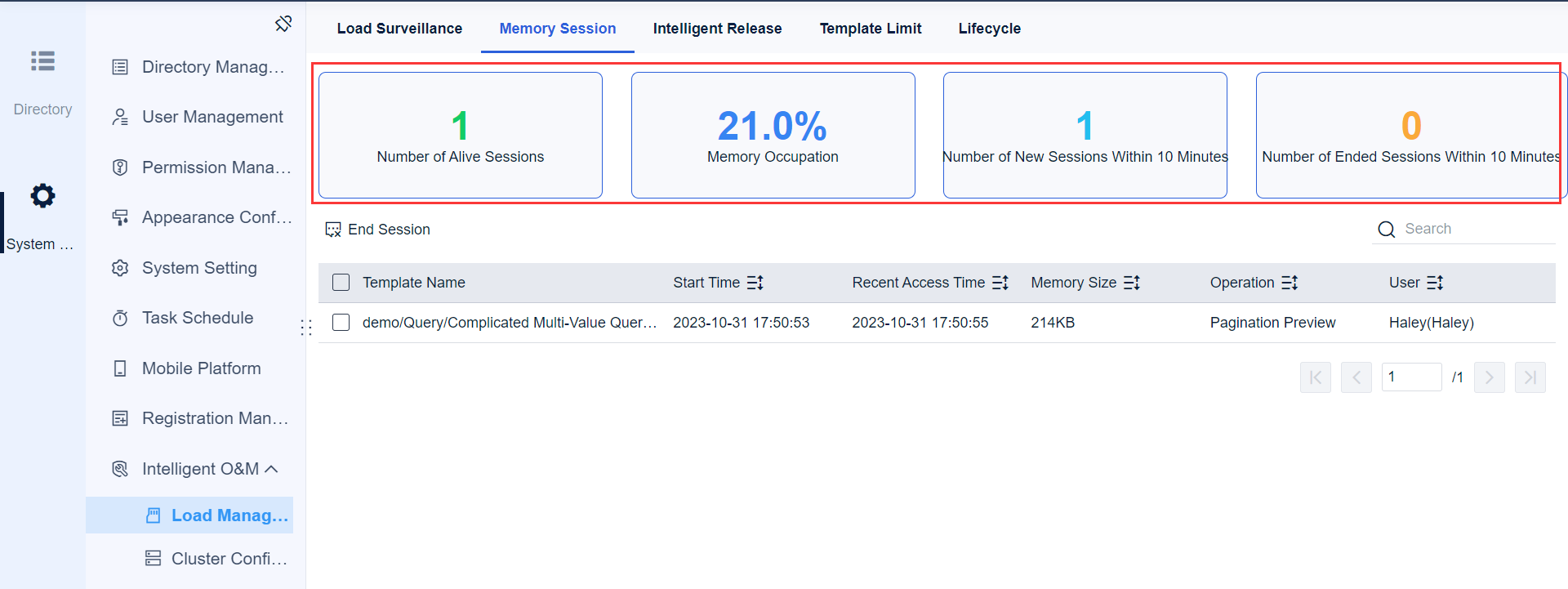 Load Management-FineReport Help Document