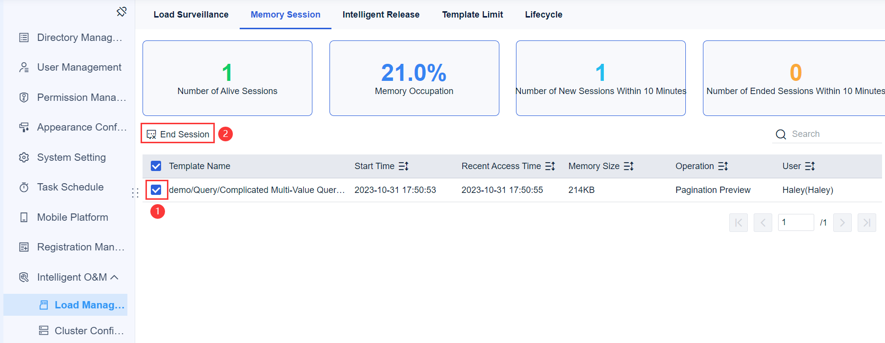Load Management-FineReport Help Document