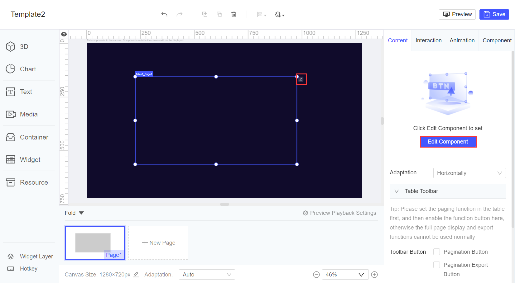 FVS Table Component-FineReport Help Document