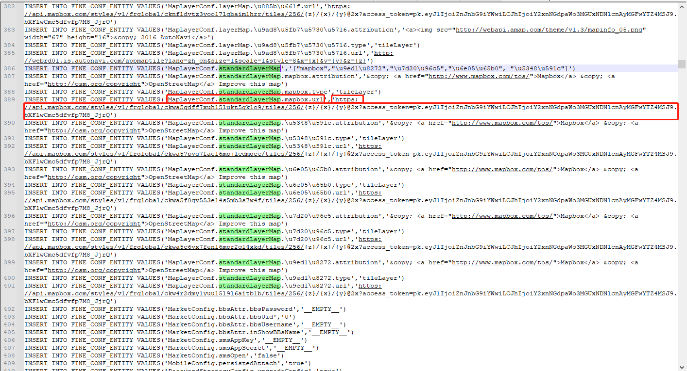 Replacing the Mapbox Map Token-FineReport Help Document