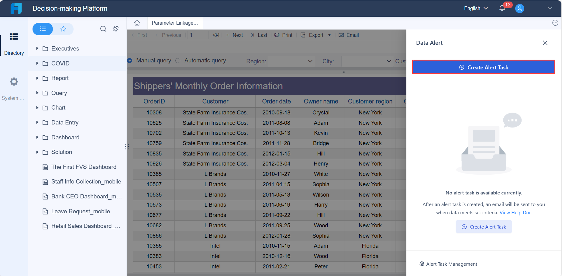 Registration Management-FineReport Help Document