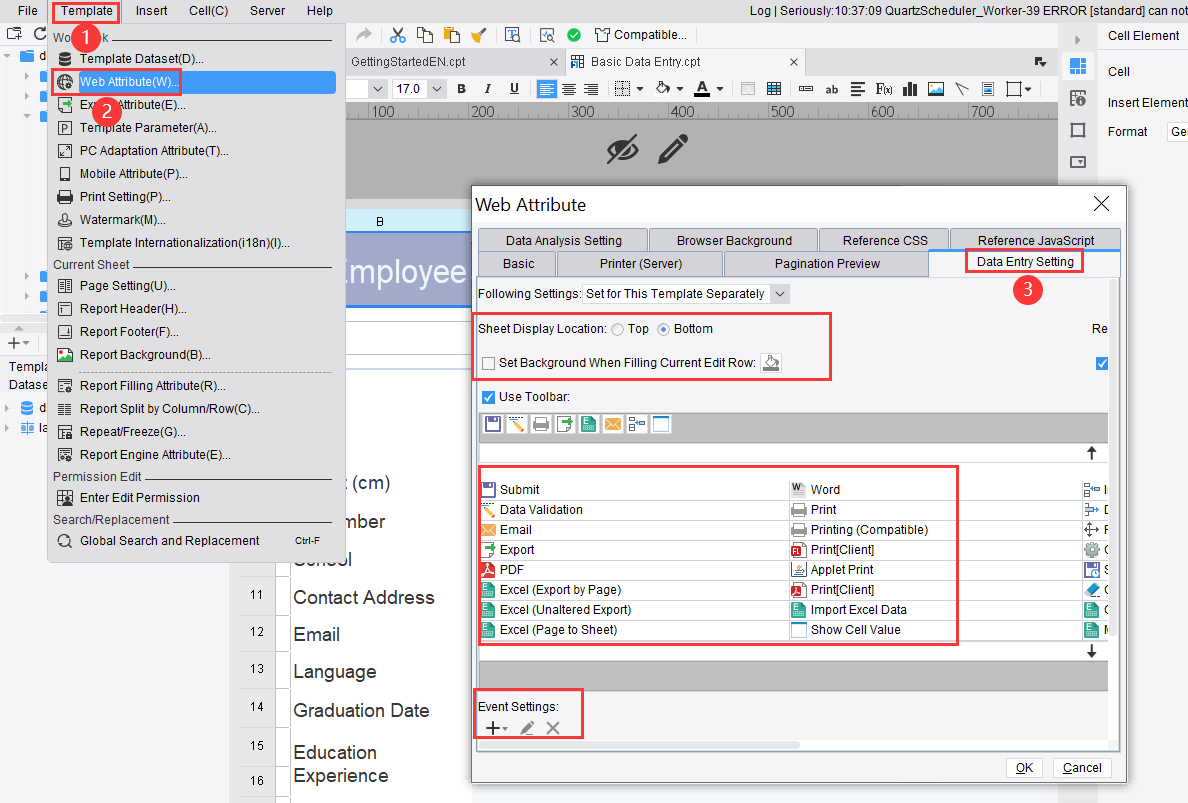 Data Entry Preview-FineReport Help Document