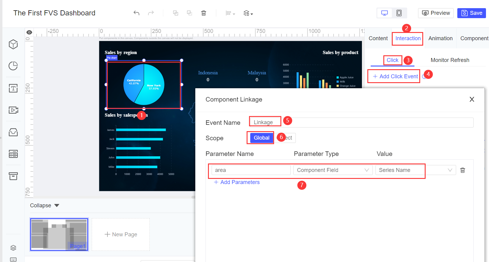 First FVS Template-FineReport Help Document