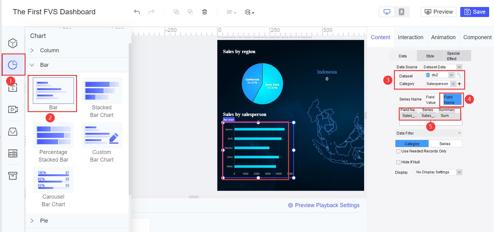 First FVS Template-FineReport Help Document