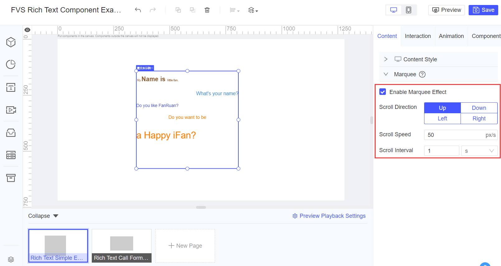 FVS Rich Text Component-FineReport Help Document