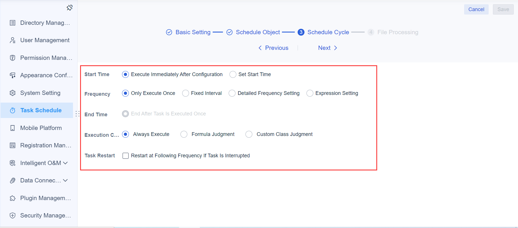 Setting Scheduled Tasks for Word Reports-FineReport Help Document