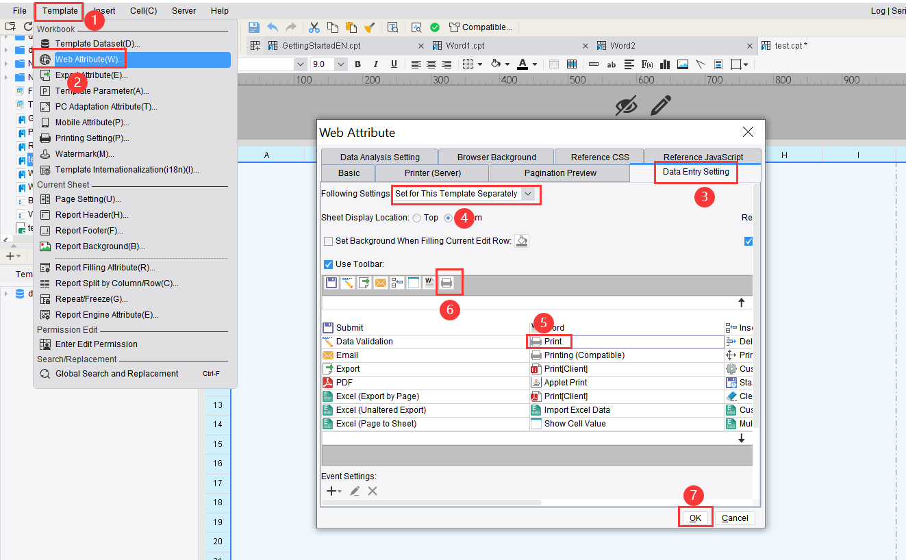 Word Report Export and Printing-FineReport Help Document