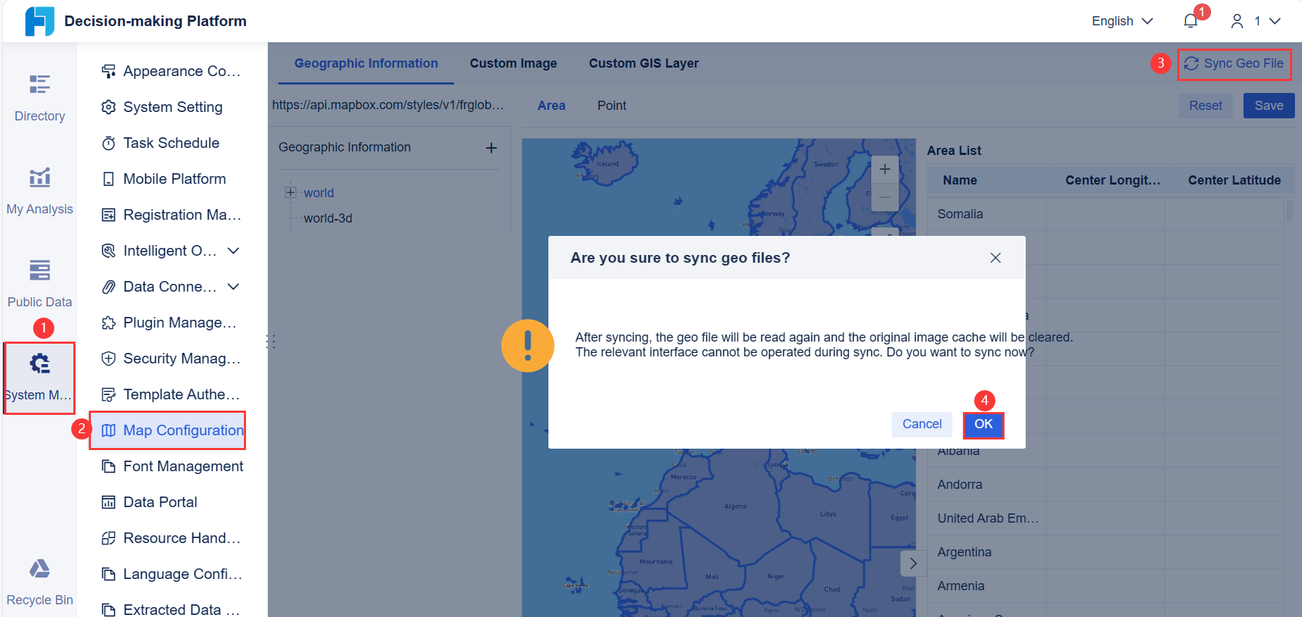 Map File Resource Update -FineReport Help Document