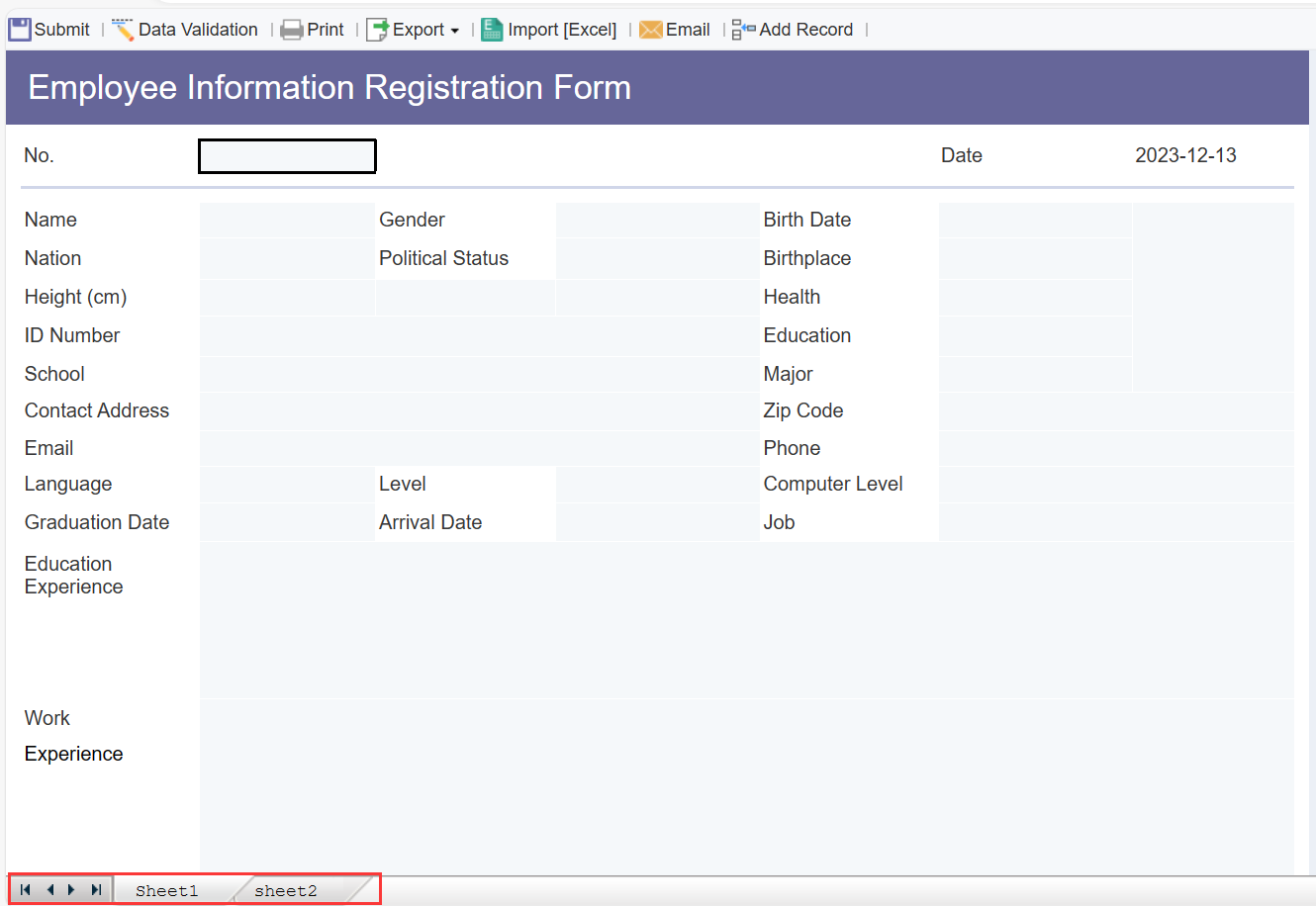 Data Entry Setting-FineReport Help Document