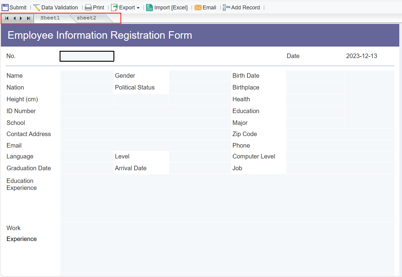 Data Entry Setting-FineReport Help Document