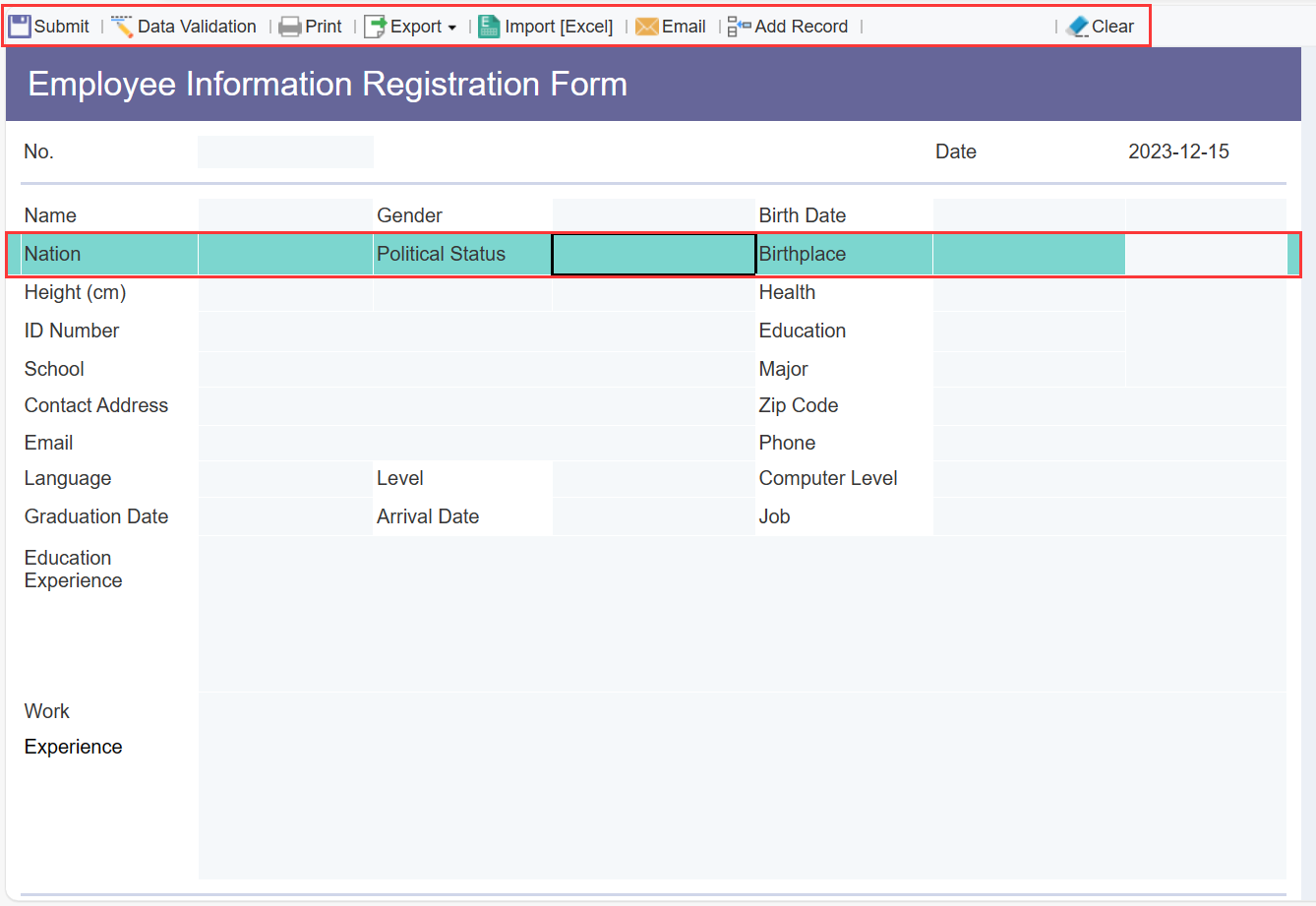 Data Entry Setting-FineReport Help Document