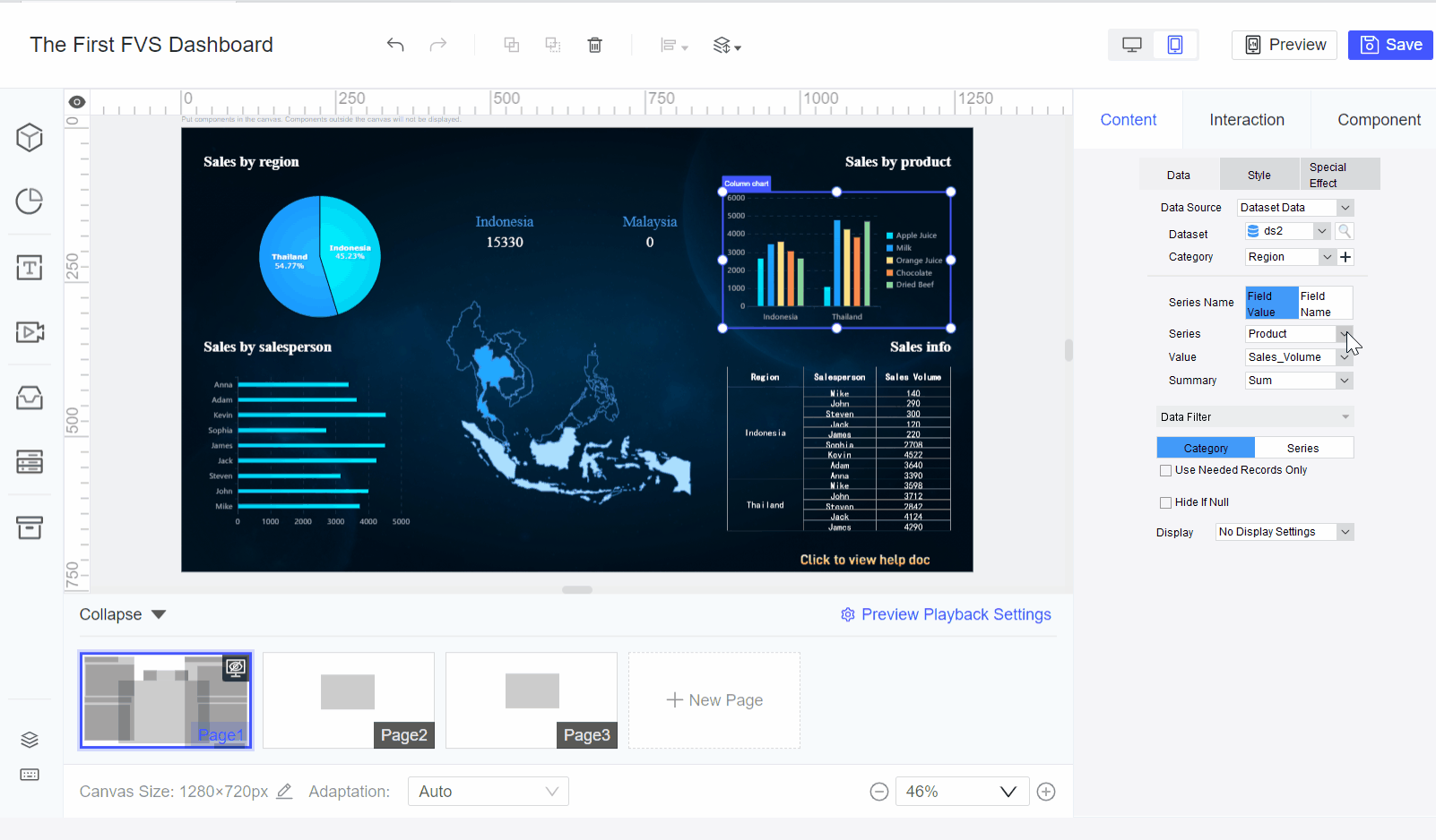 FVS Mobile Attribute-FineReport Help Document