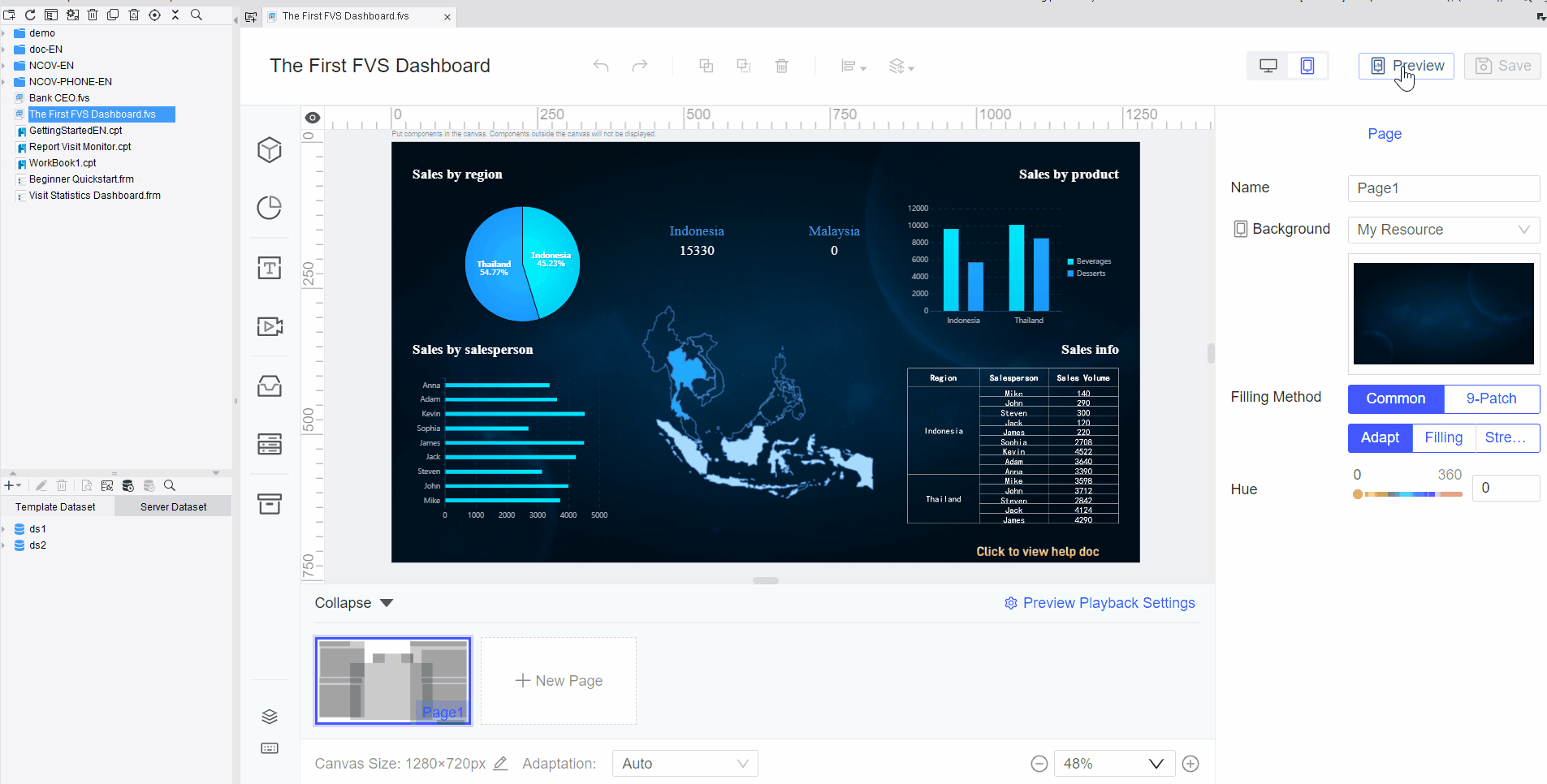 FVS Mobile Attribute-FineReport Help Document