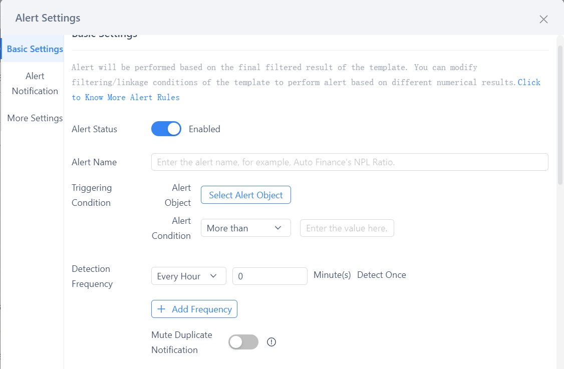 Data Alert Use Instruction-FineReport Help Document