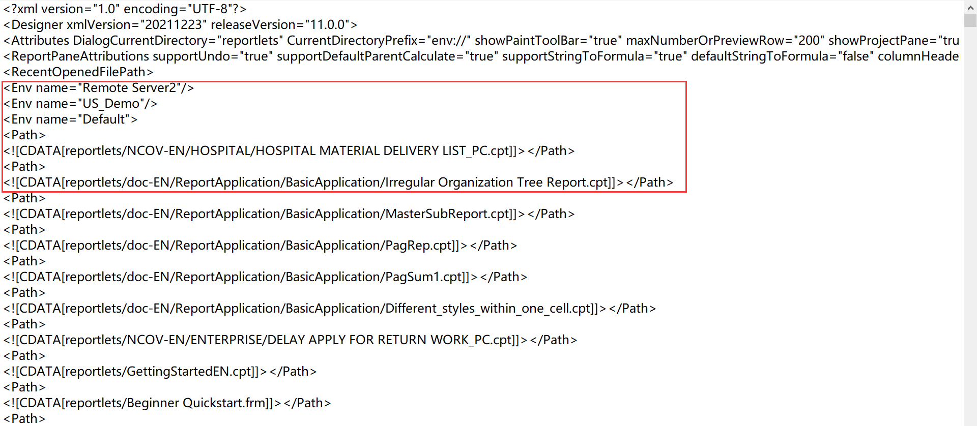 Designer Cache File-FineReport Help Document