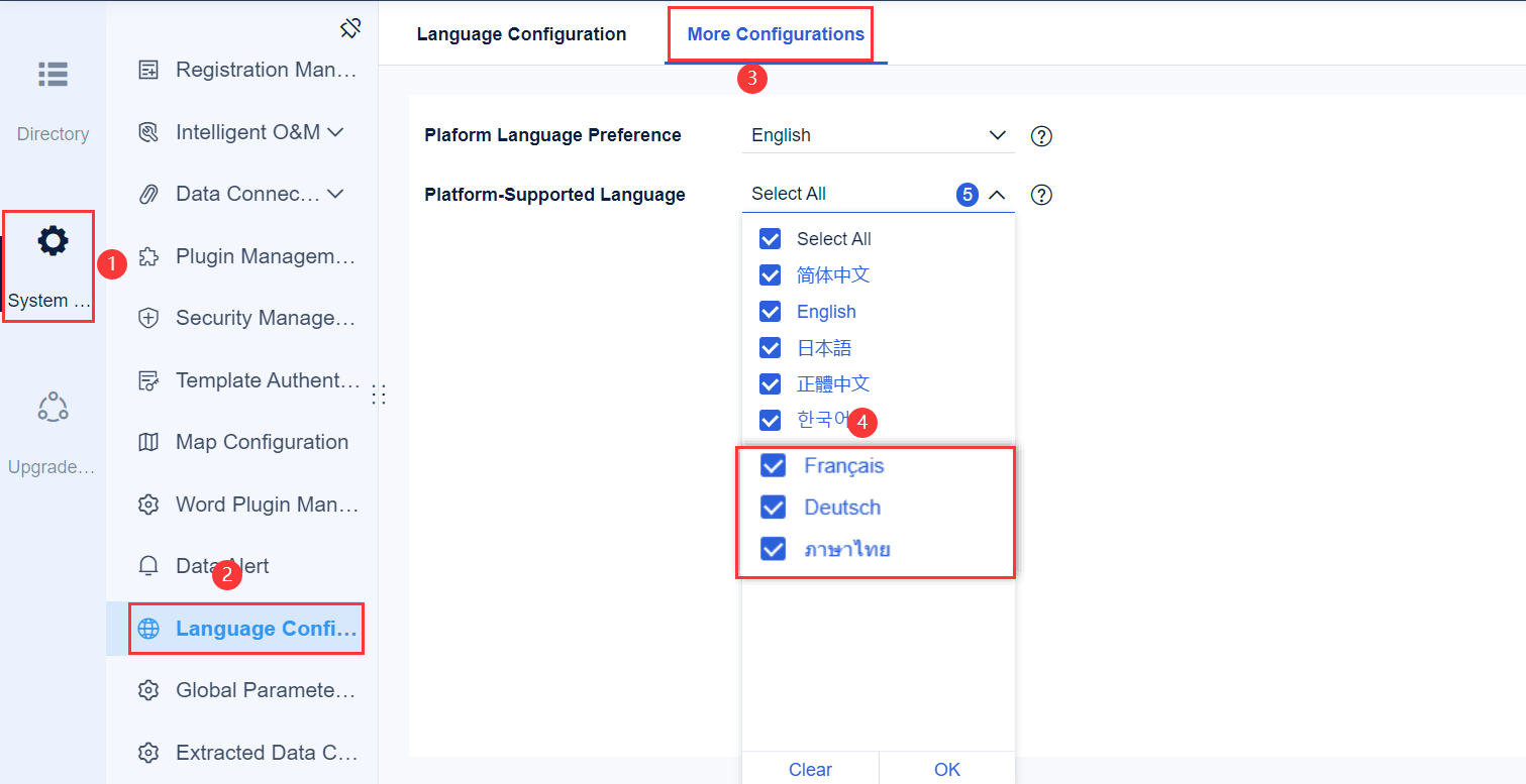 Adding Minority Languages by the Multi-language Solution Plugin-FineReport Help Document