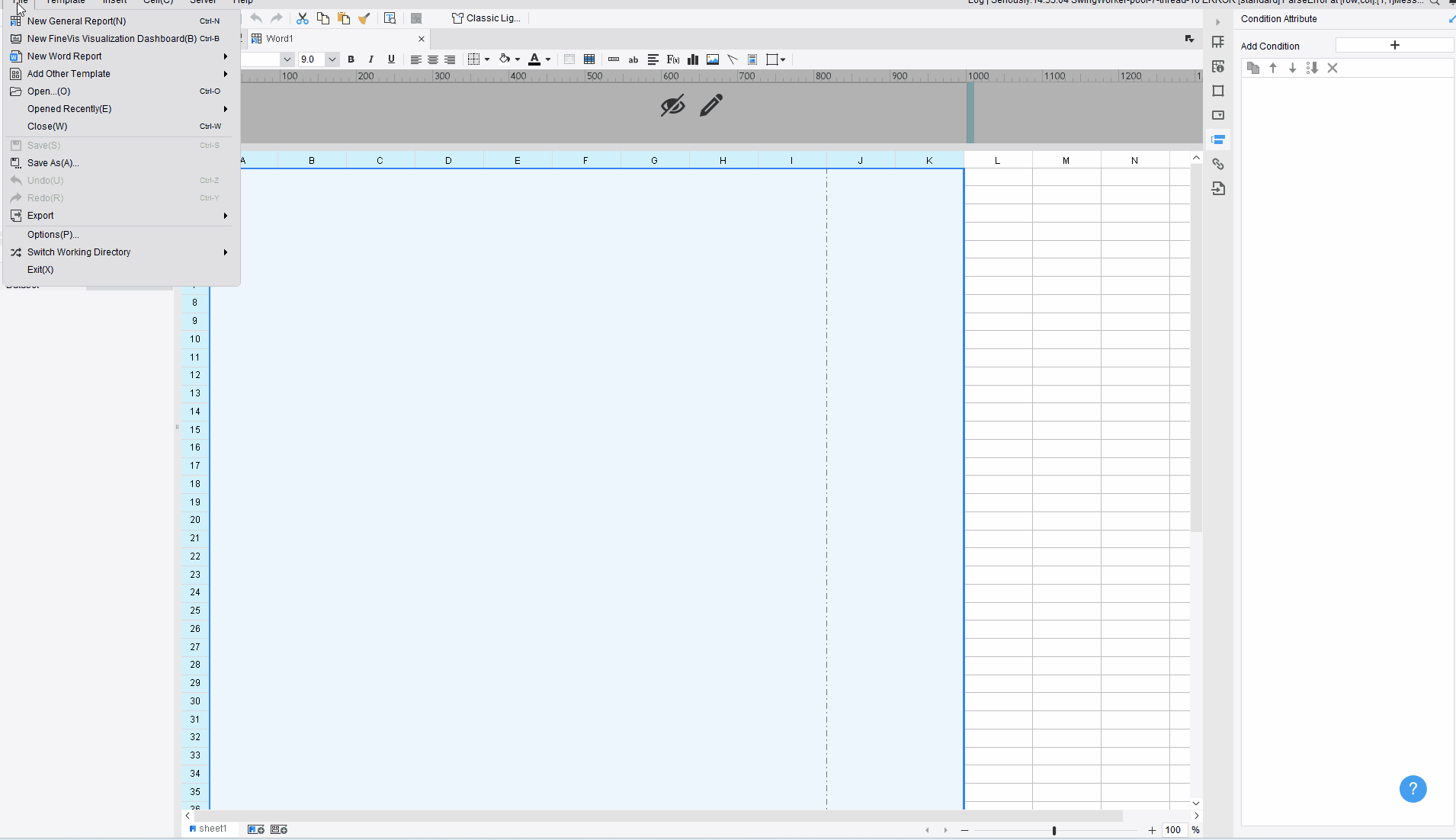 Word Report Example-FineReport Help Document