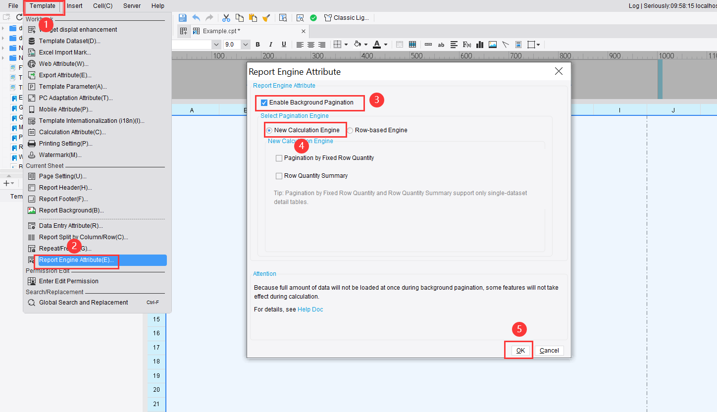 Collapse Tree Setting with the New Calculation Engine-FineReport Help Document