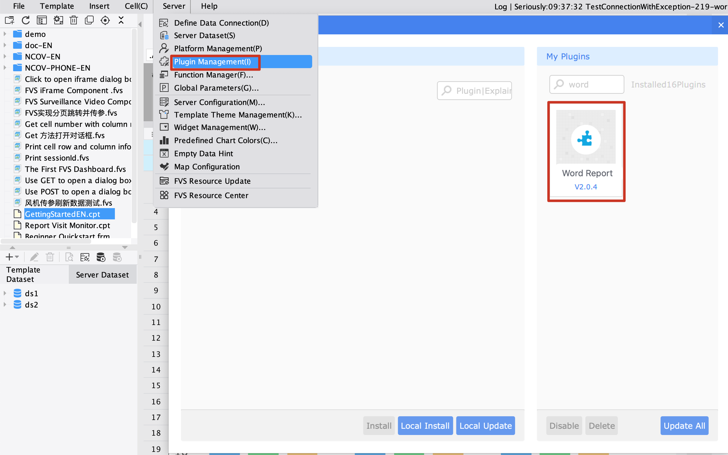 Word Report Plugin-FineReport Help Document