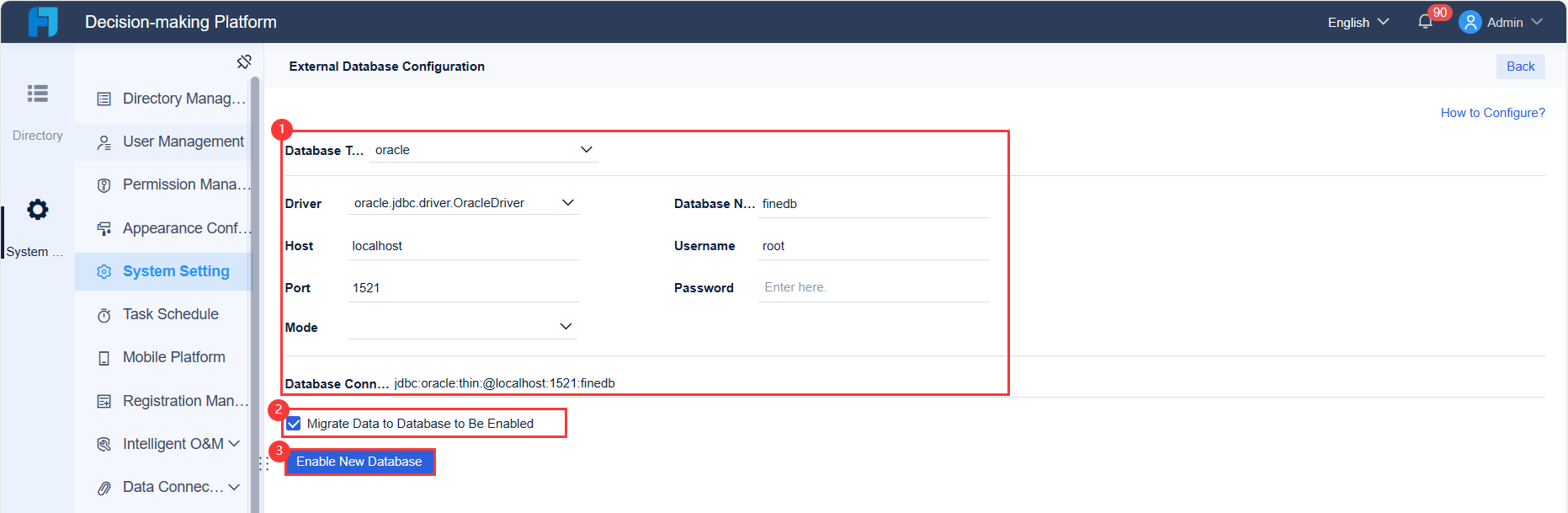 Configuring Oracle Databases-FineReport Help Document