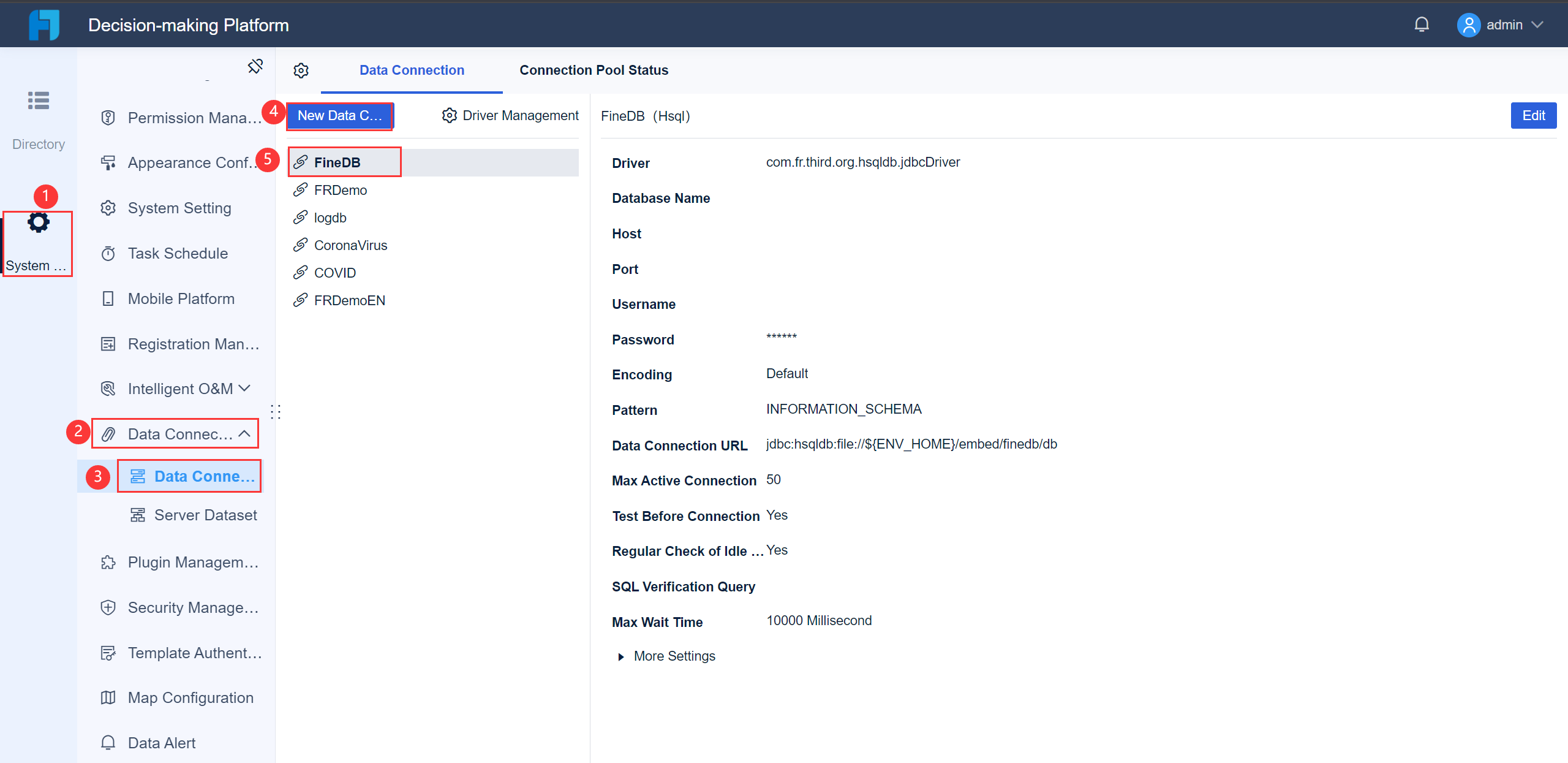 Driver Management-FineReport Help Document