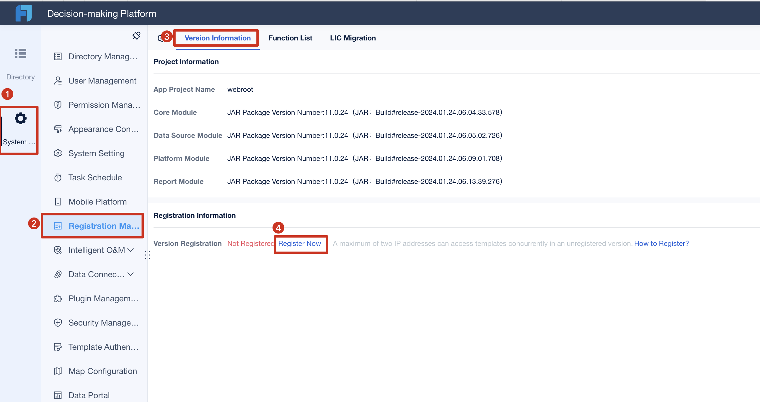 Local Machine Information Authentication-FineReport Help Document