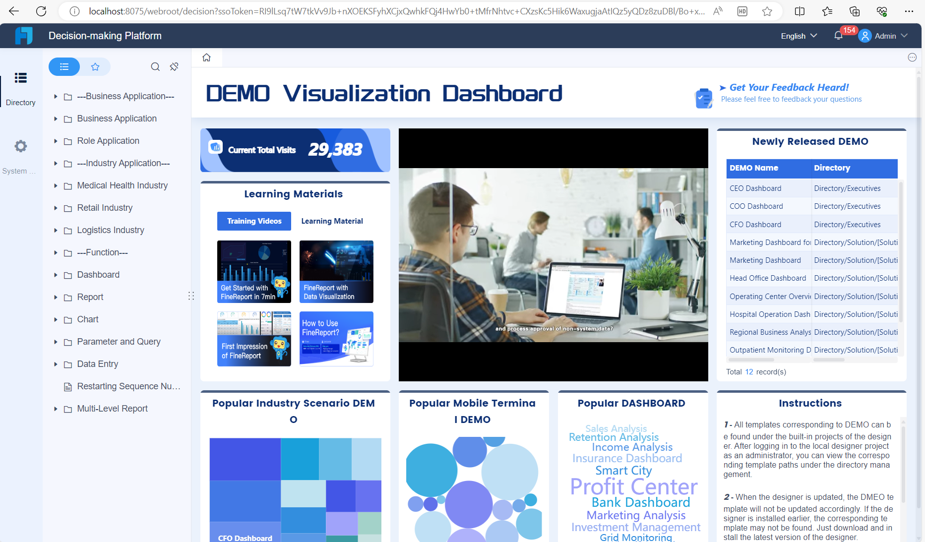 Backend Single Sign-On Plugin-FineReport Help Document