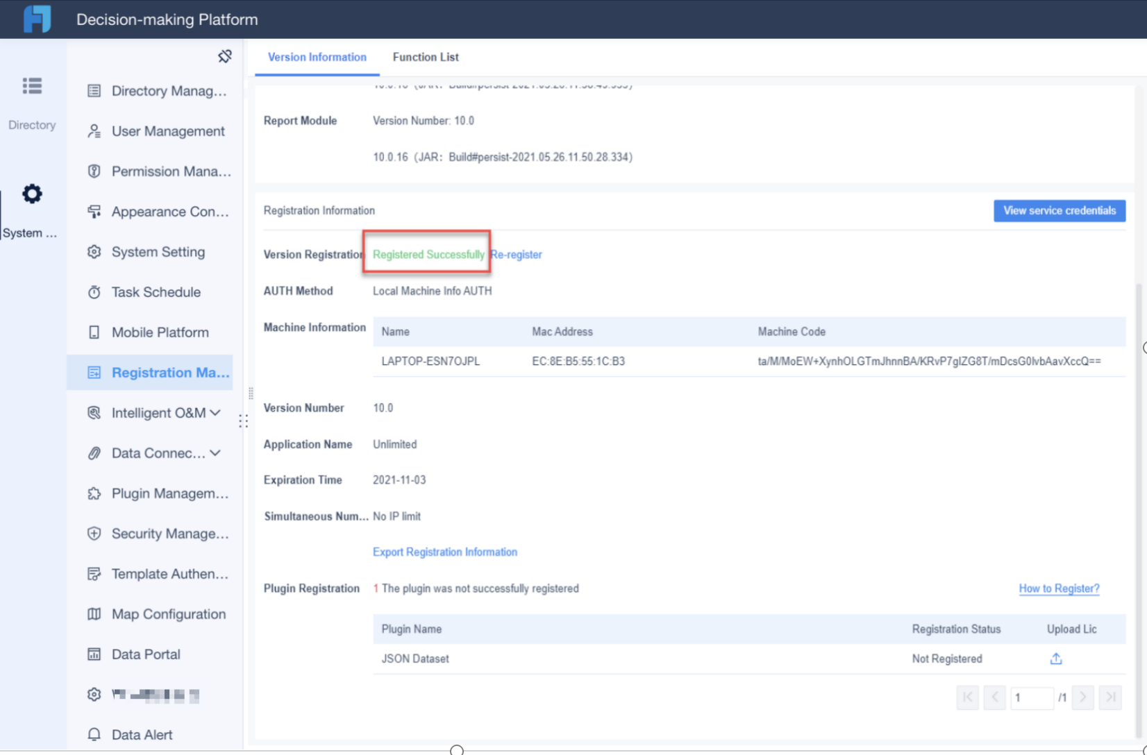 License Migration Plugin-FineReport Help Document