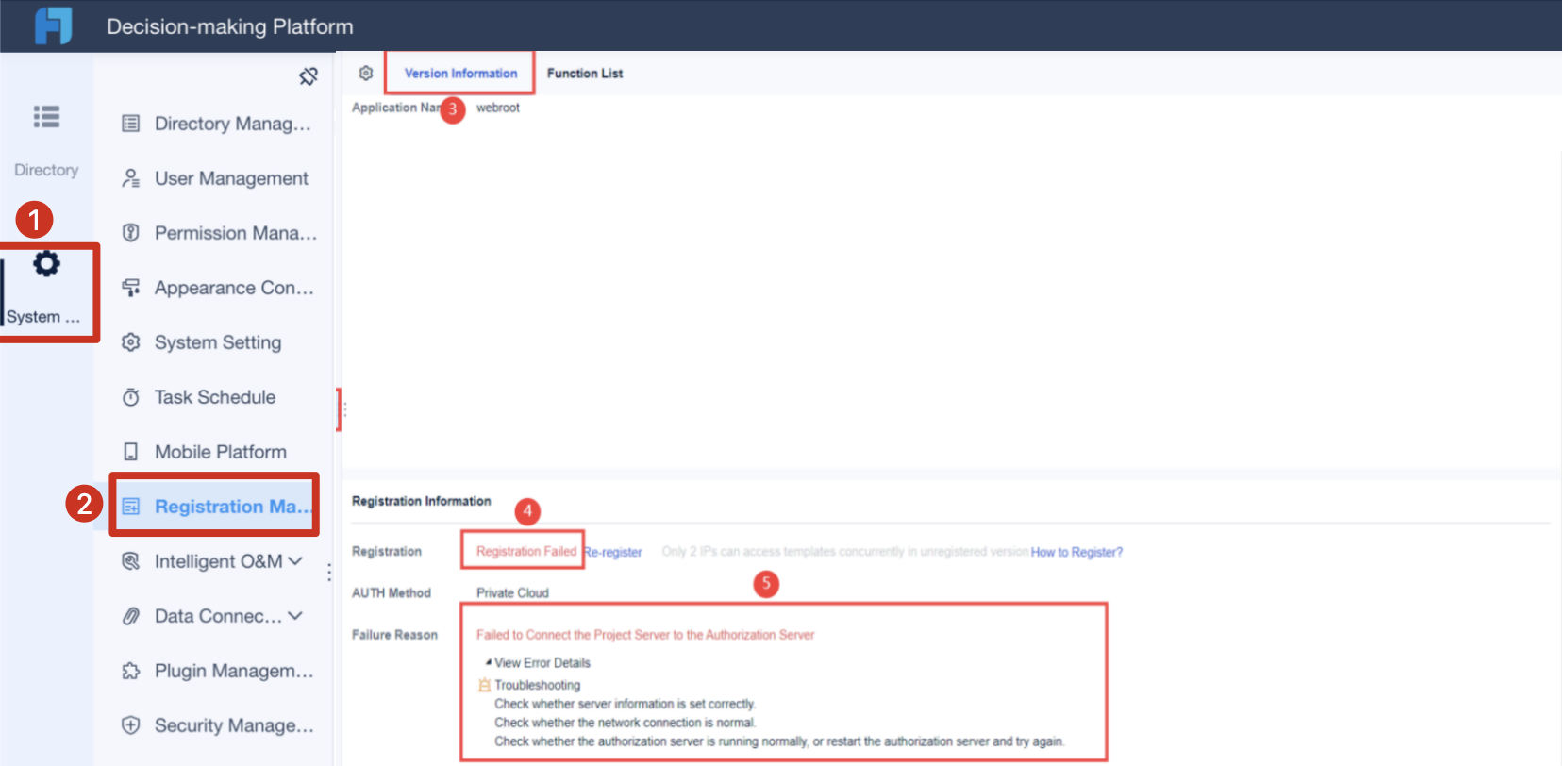 Private Cloud Authentication-FineReport Help Document