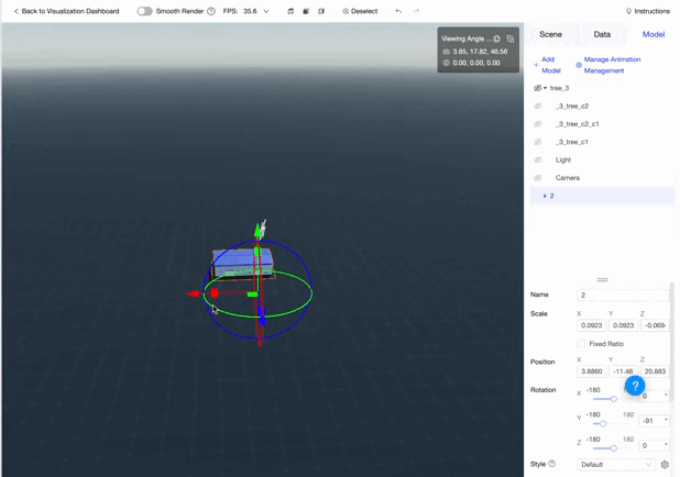 FVS Custom 3D Scene Component-FineReport Help Document
