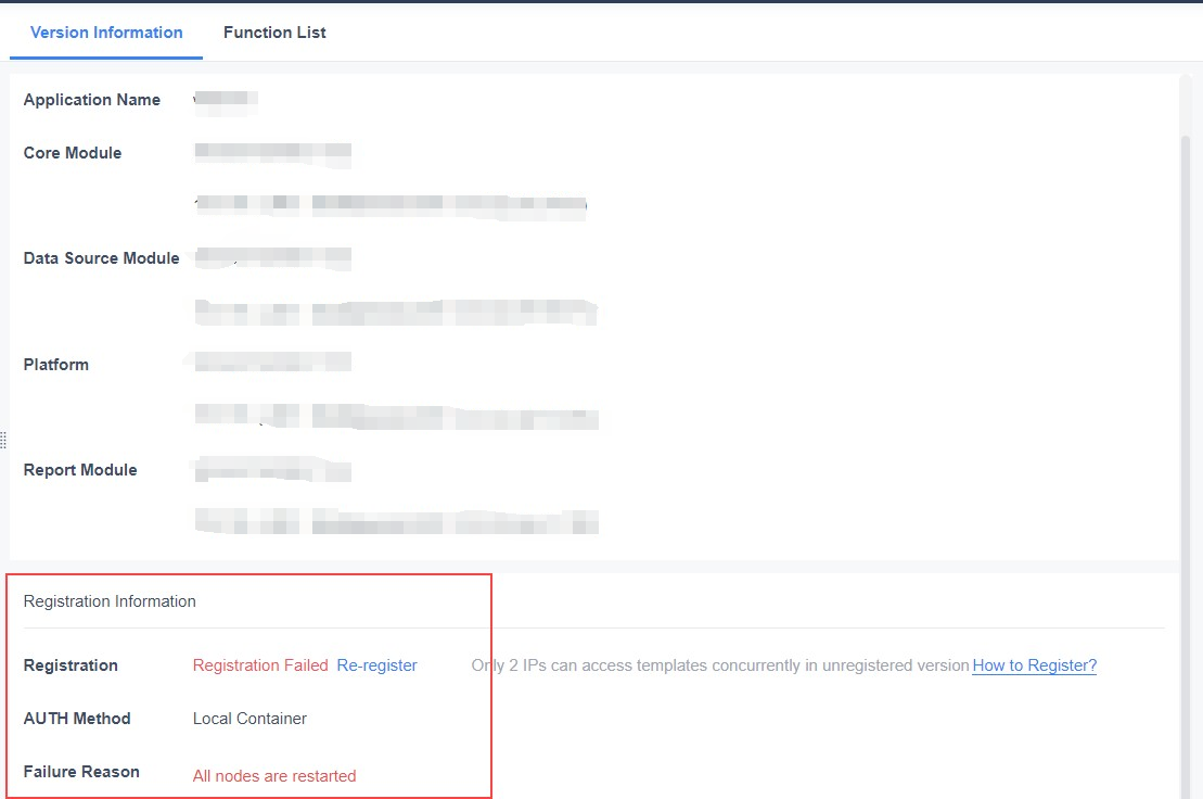 Cluster Registration-FineReport Help Document