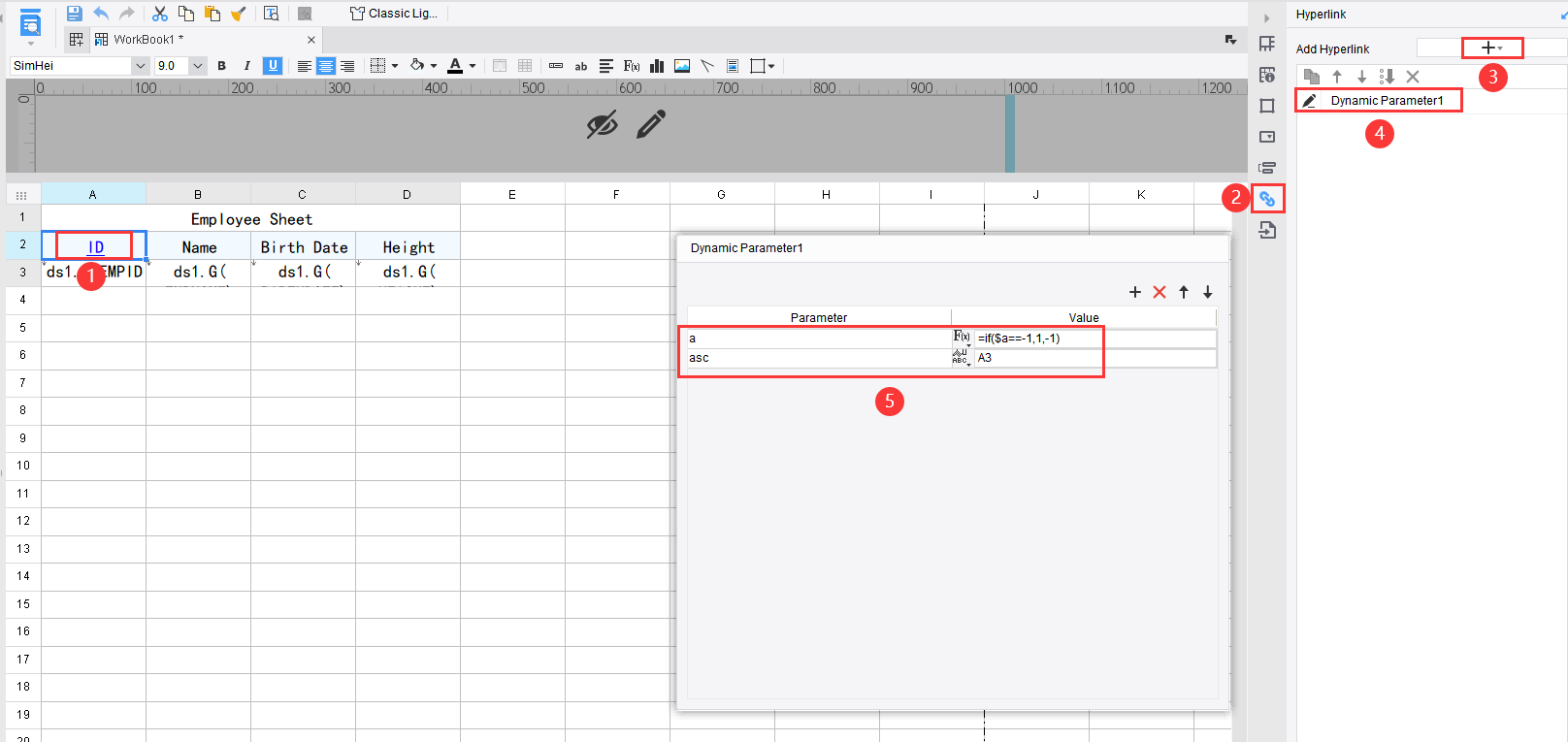 Multi-column Dynamic Sort-FineReport Help Document