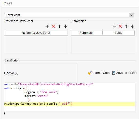 Direct URL Export (POST Request Method)-FineReport Help Document
