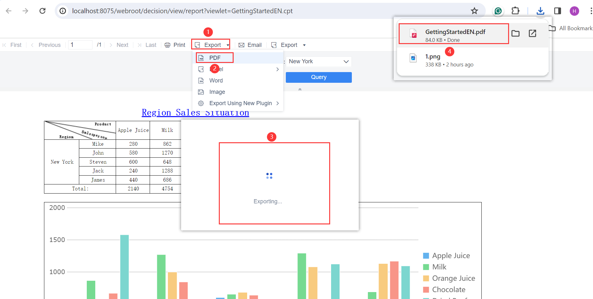 Browser Export-FineReport Help Document