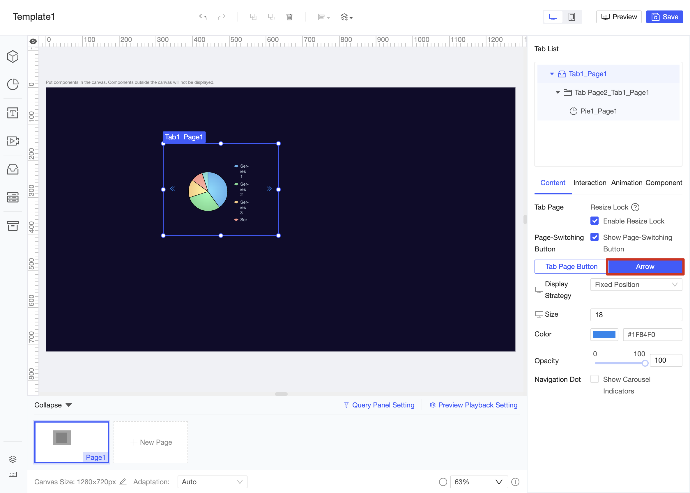 FVS Tab Component-FineReport Help Document