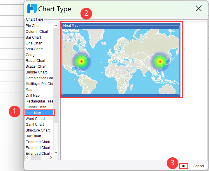 Heat Map-FineReport Help Document