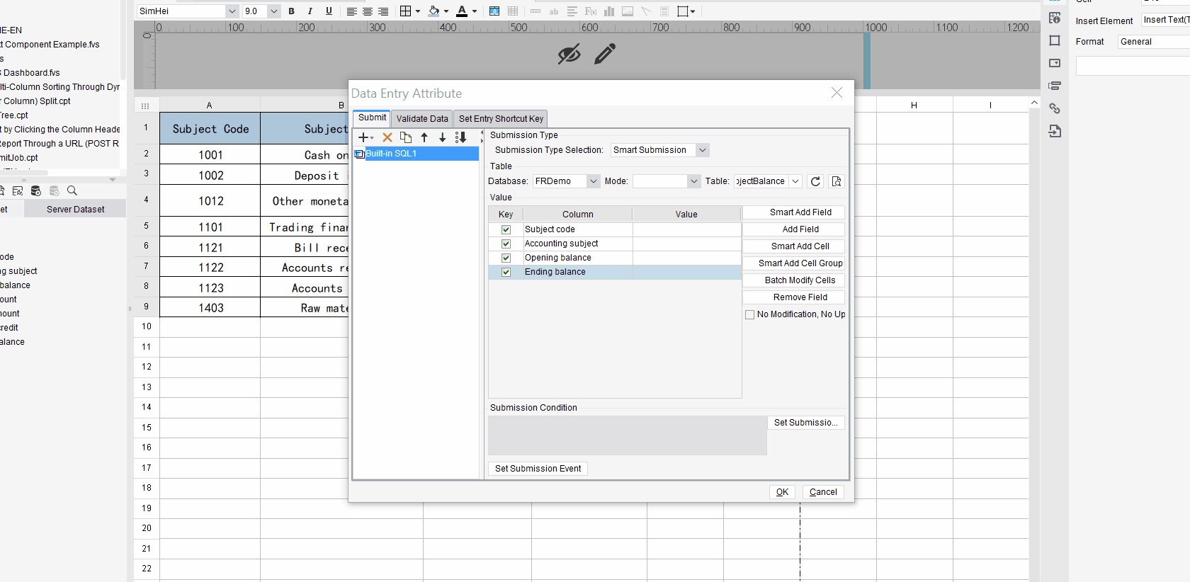 Smart-Adding a Cell Group-FineReport Help Document