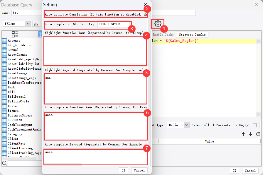 Advanced Database Query-FineReport Help Document