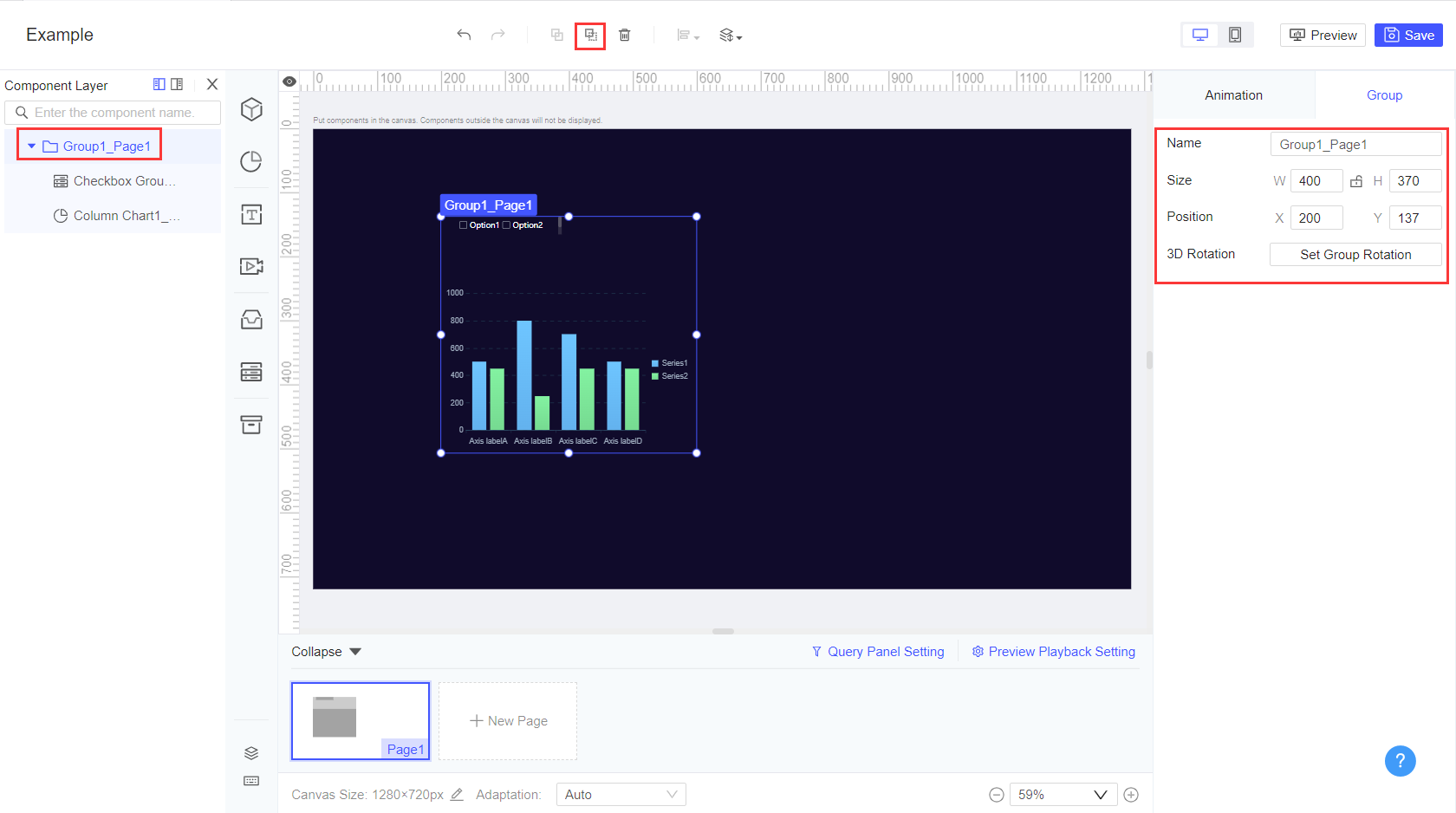 FVS Component Operation and Hotkey-FineReport Help Document