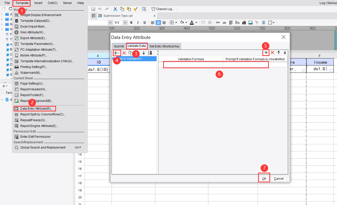 Built-in Validation-FineReport Help Document