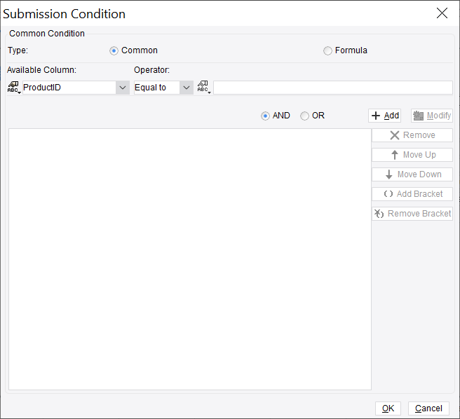 Data Entry Submission Condition-FineReport Help Document