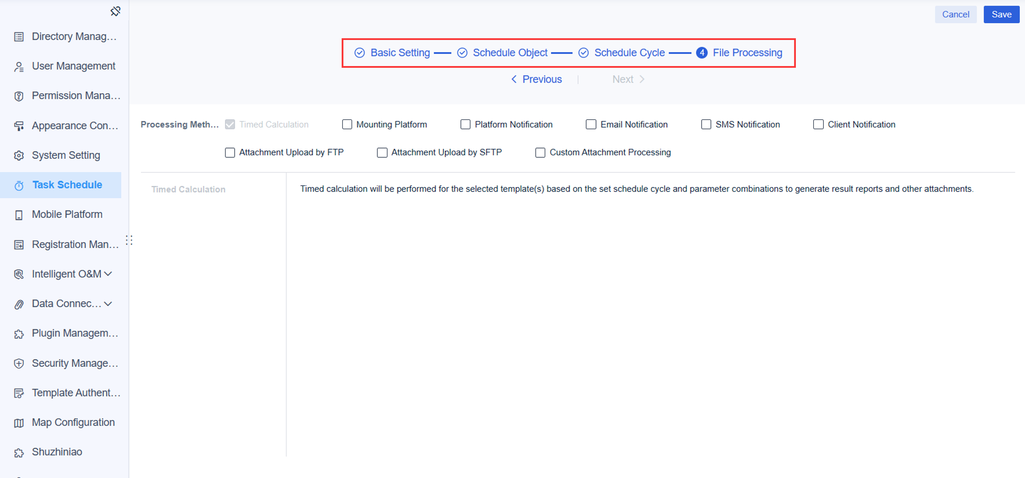 Task Schedule Setting-FineReport Help Document