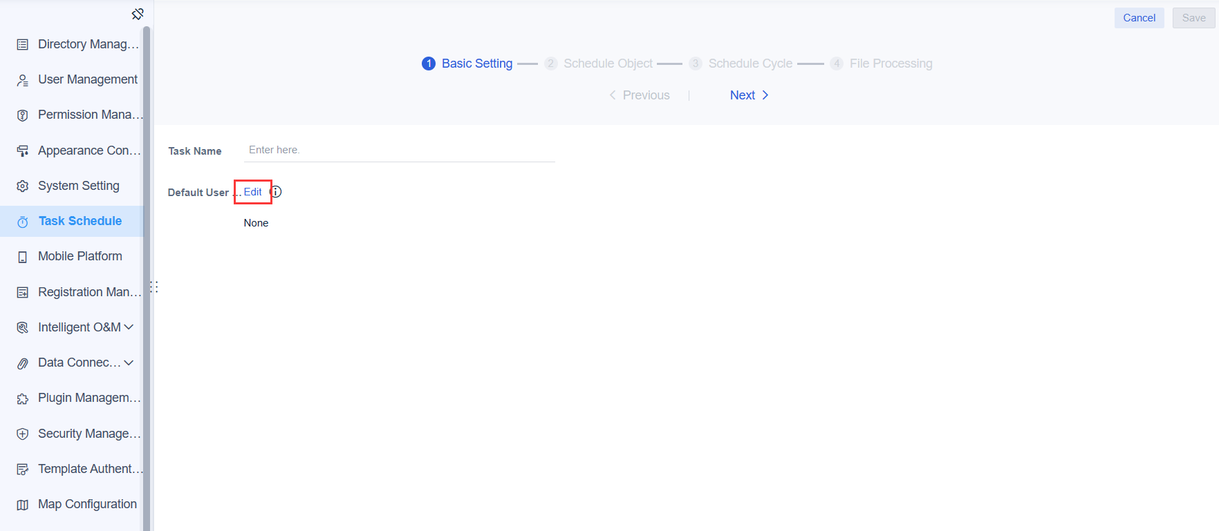 Task Schedule Setting-FineReport Help Document