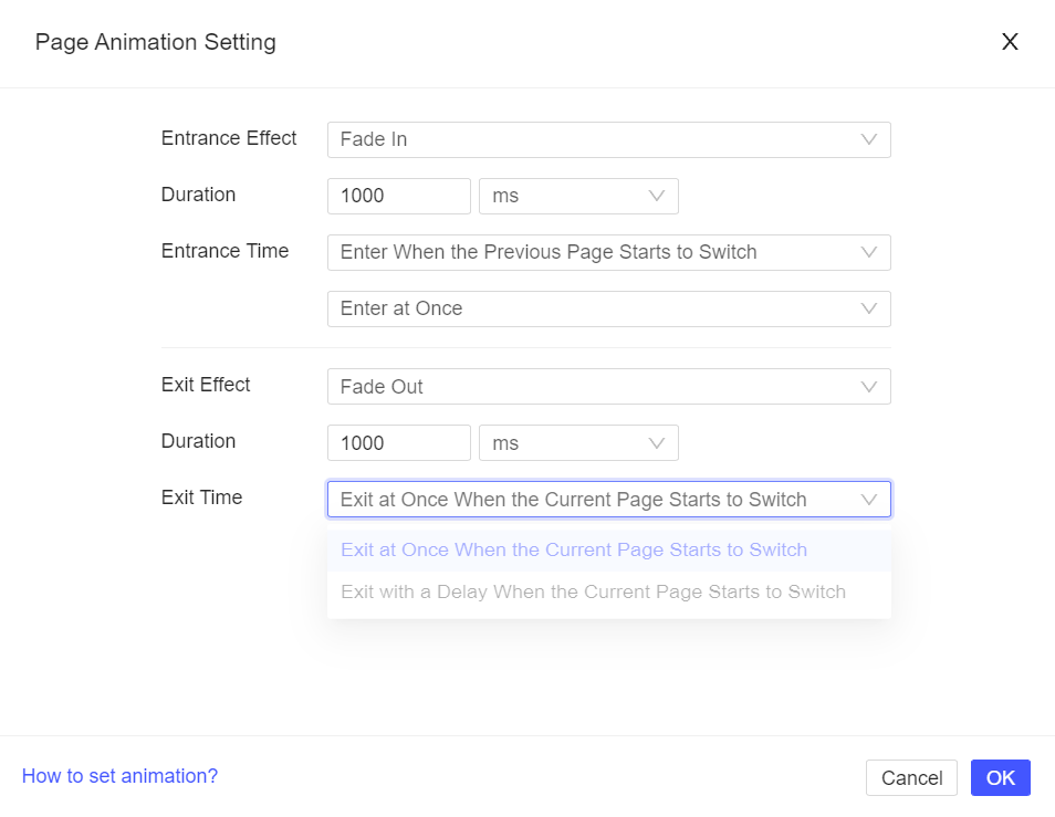 FVS Cross-page Component Animation-FineReport Help Document
