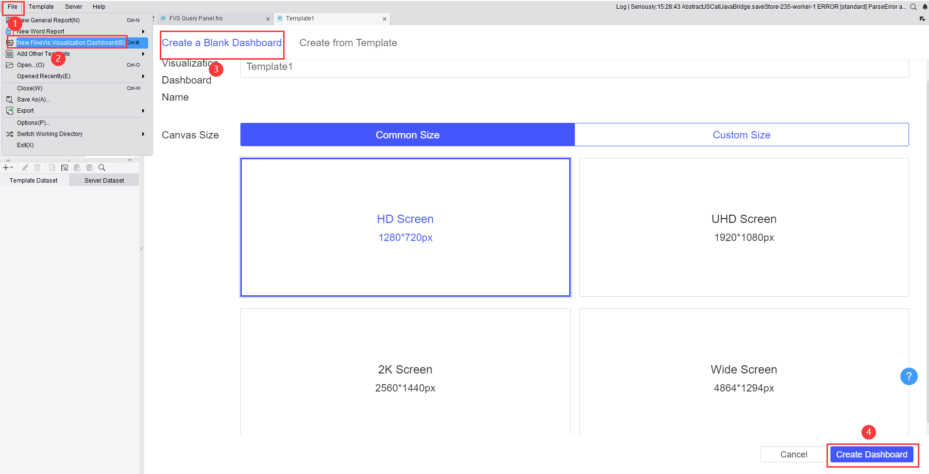 FVS Query Panel-FineReport Help Document