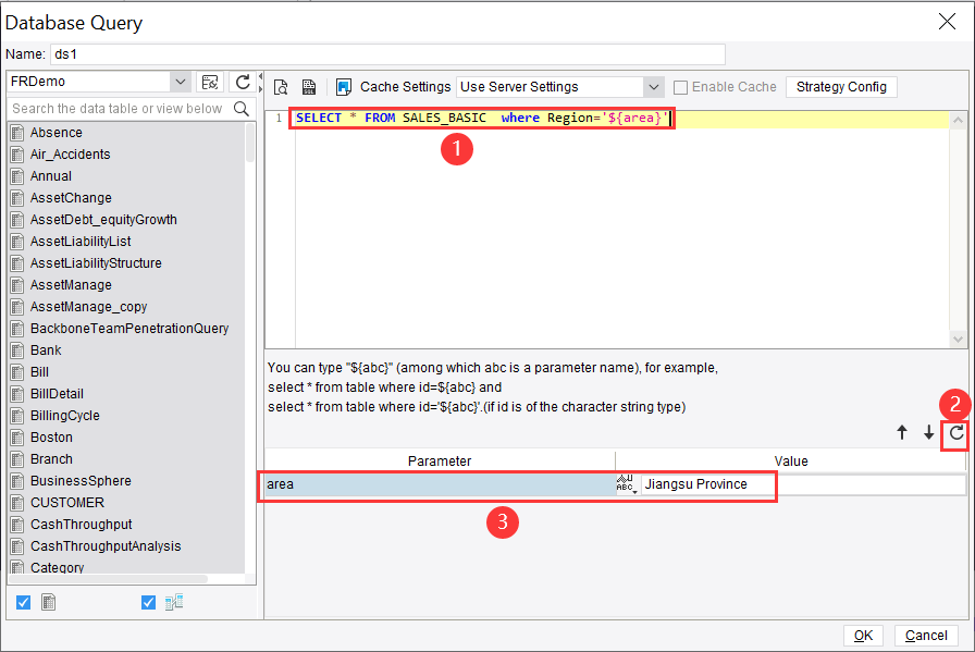 FVS Query Panel-FineReport Help Document