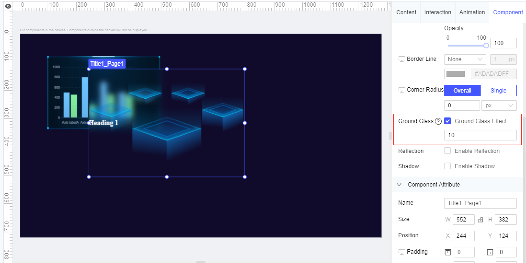 FVS Component Style and Attribute-FineReport Help Document