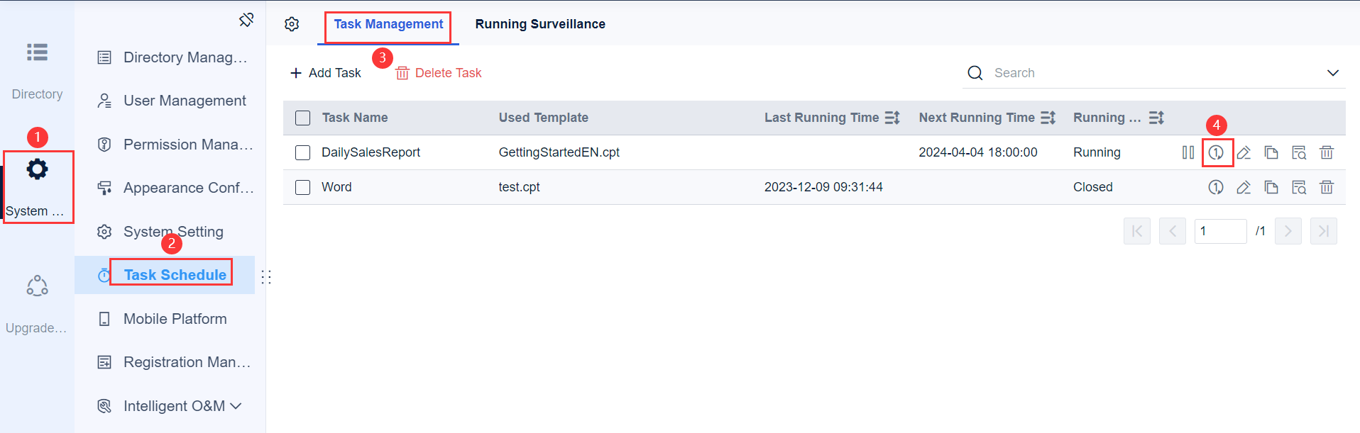 Task Schedule Email Notification-FineReport Help Document